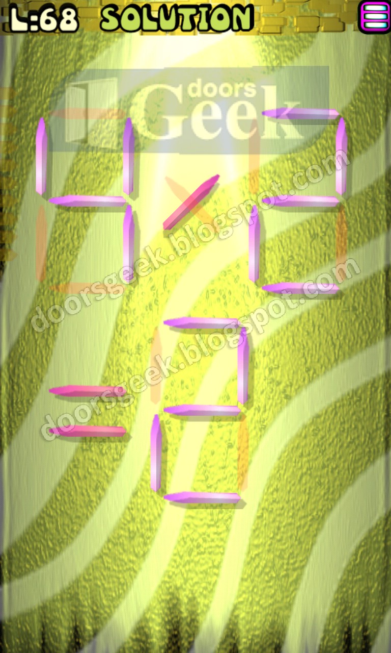 Matches Puzzle [Episode 4] Level 68 Solution ~ Doors Geek